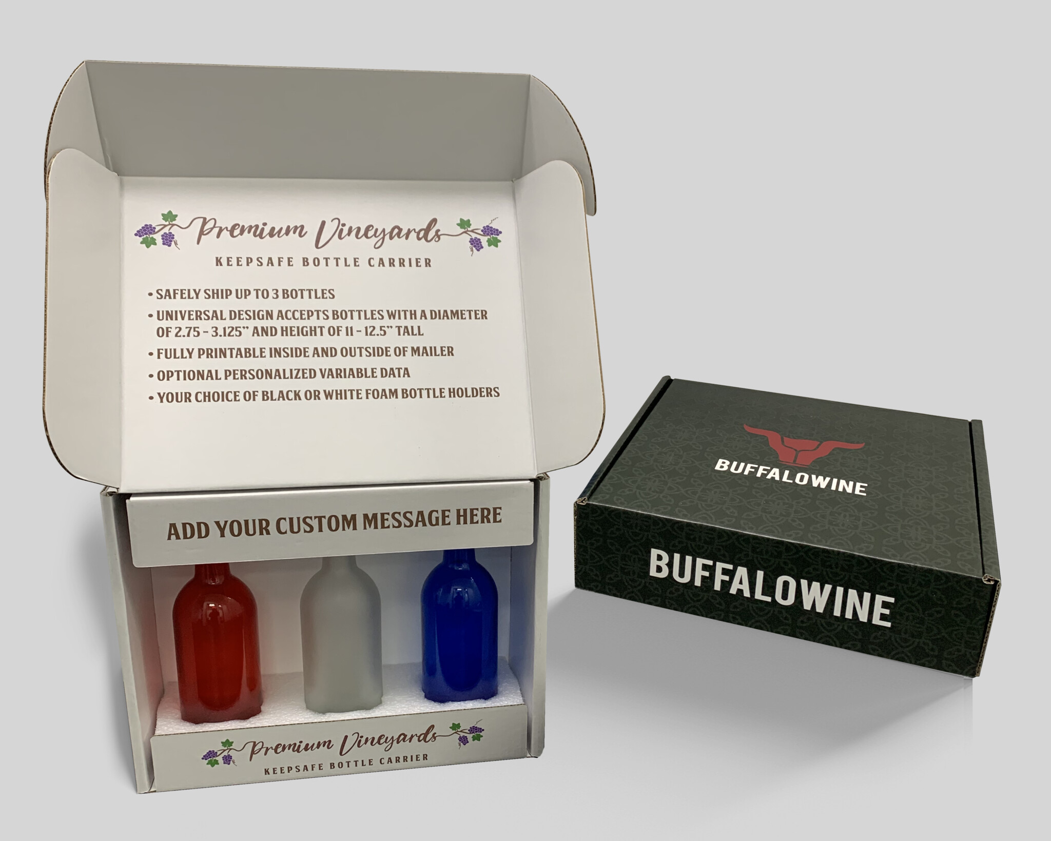 Wine Bottle Boxes - Keepsake Products USA